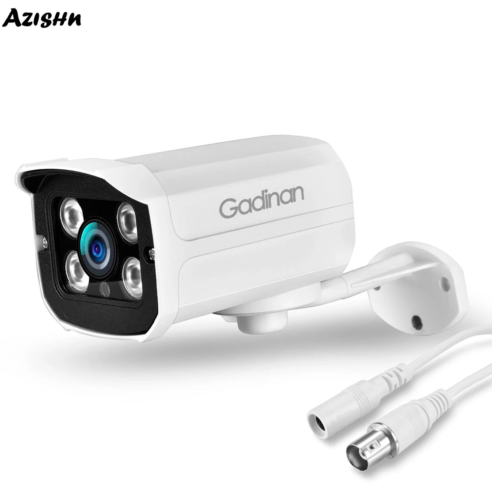 AZISHN наружная IP-камера видеонаблюдения 4 шт 6mm-PAL, 5MP