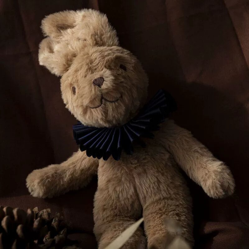 Оригинальная плюшевая игрушка Dabron в виде кролика кэмел-цвета, длинный плюшевый зайчик, спутник для сна, подарок на