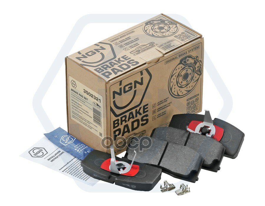 Колодки тормозные керамические передние GEELY CK 05-11 / MR Sedan 05> HAFEI Lobo 02-10 FAW Weizhi NGN арт. 3502321