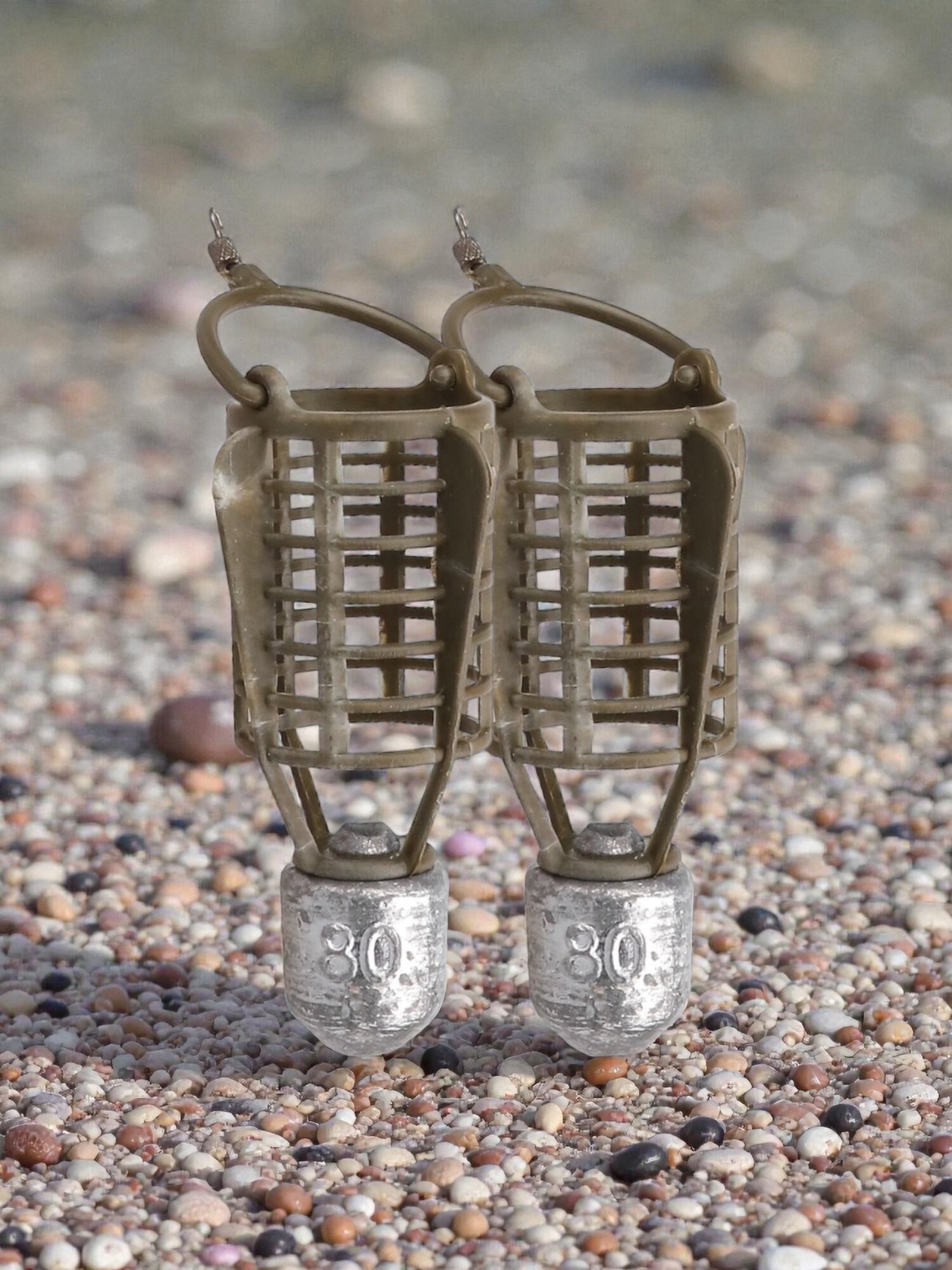 Кормушка рыболовная Mitin Пуля, фидерная, для дальнего заброса, 80 г, набор 2 шт.