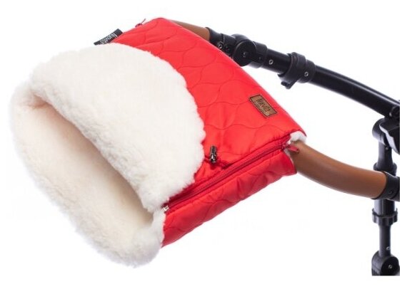 Муфта для коляски Nuovita Polare Bianco Rosso / Красный