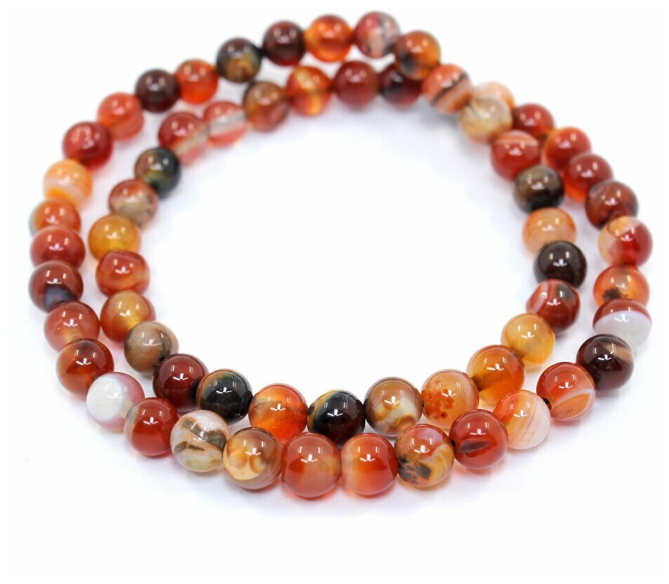 Браслет-нить, агат