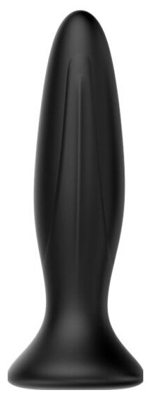 Вибропробка Mr.play , 12 режимов, USB, силикон, черная, 31x128 мм