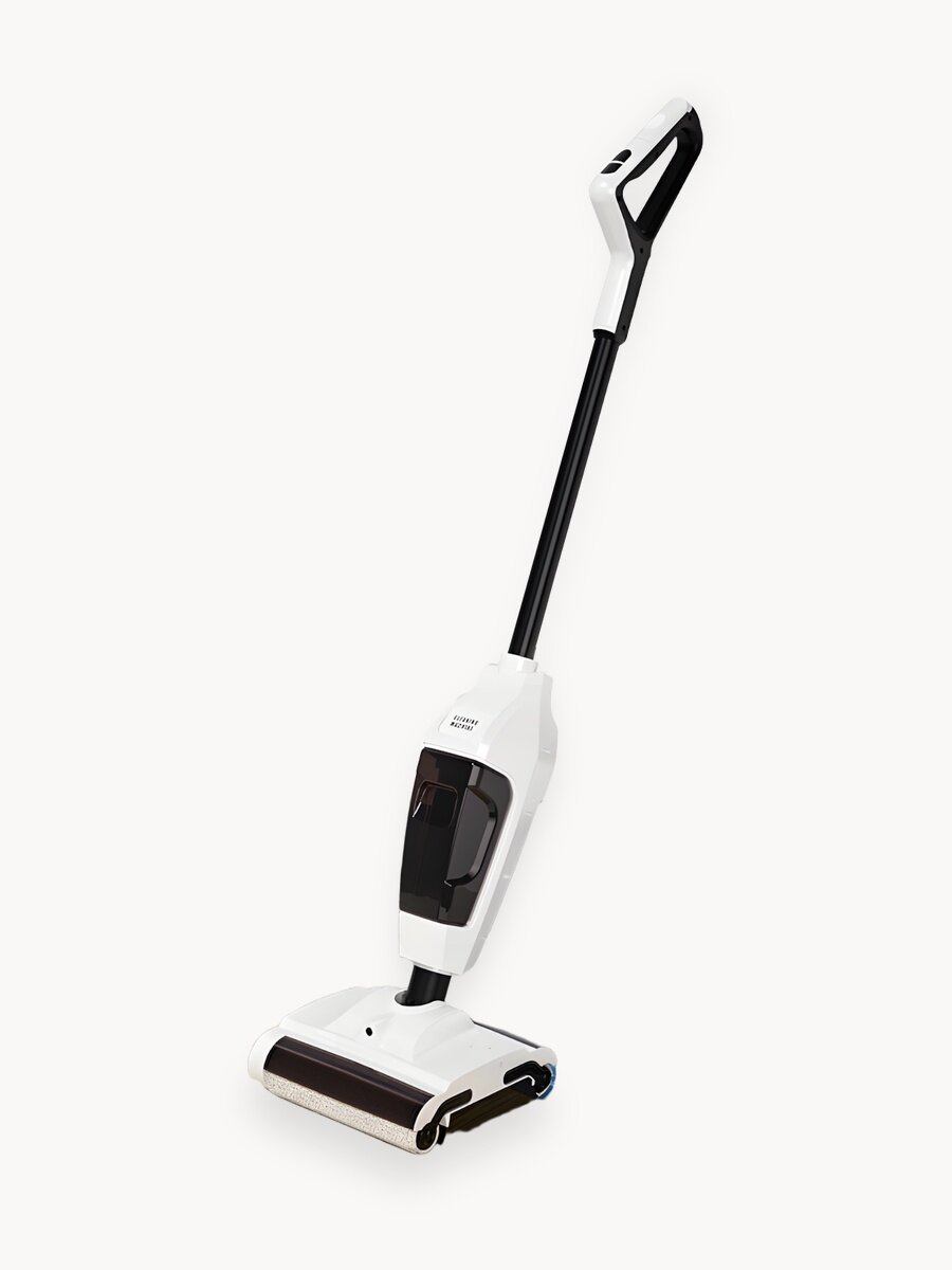 Беспроводная электрошвабра для мытья пола RS900, 108х28 см, белый/черный