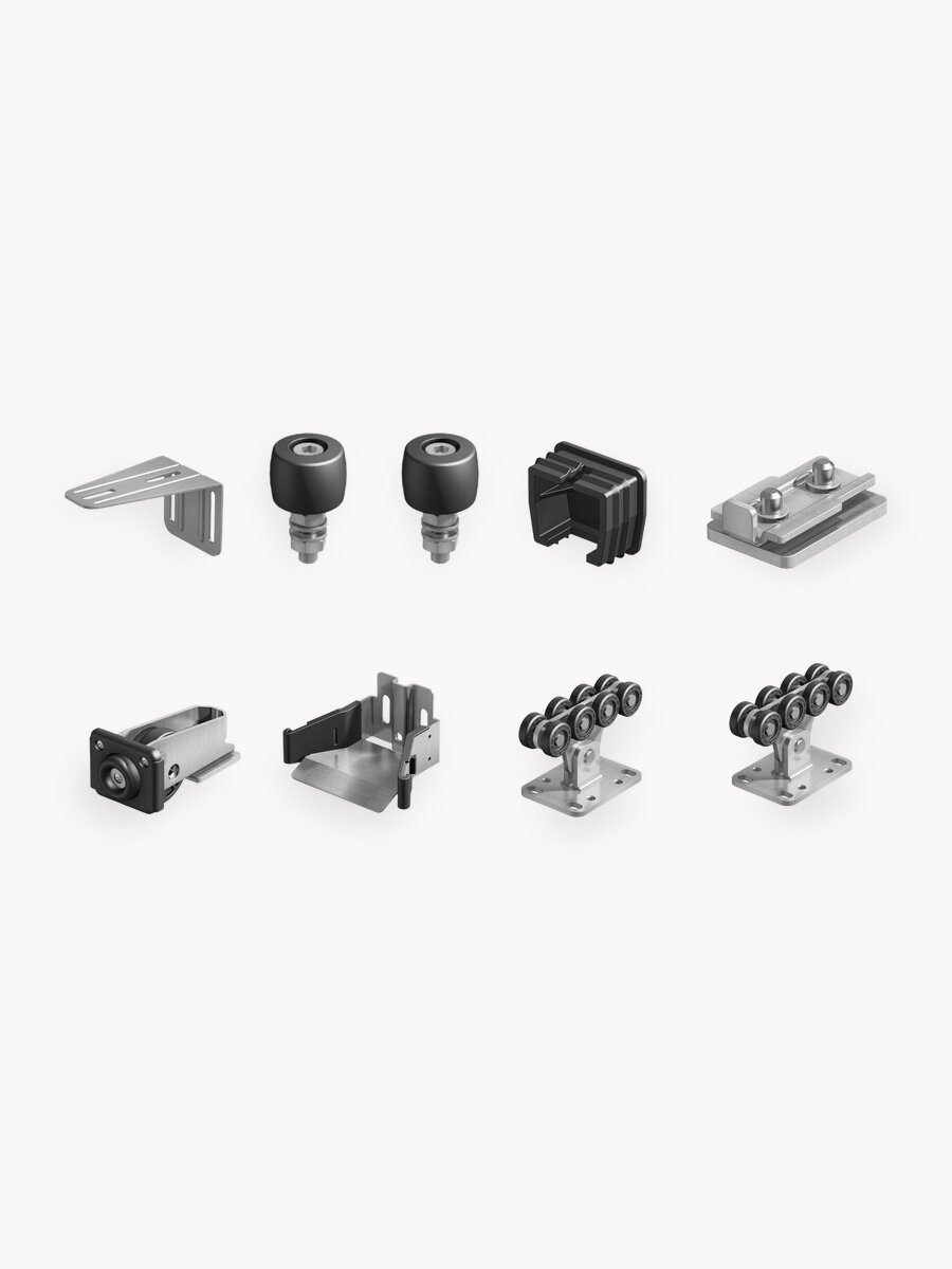 Комплектующие Алютех для откатных ворот