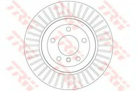 Диск тормозной BMW: 5 525 D XDRIVE/525 I XDRIVE/525 XD/525 XI/530 D XDRIVE/530 I XDRIVE/530 XD/530 XI 03-10, 5 TOURING 525 D XDRIVE/525 I XDRIVE/525 (упаковка 2 шт.), TRW DF6299