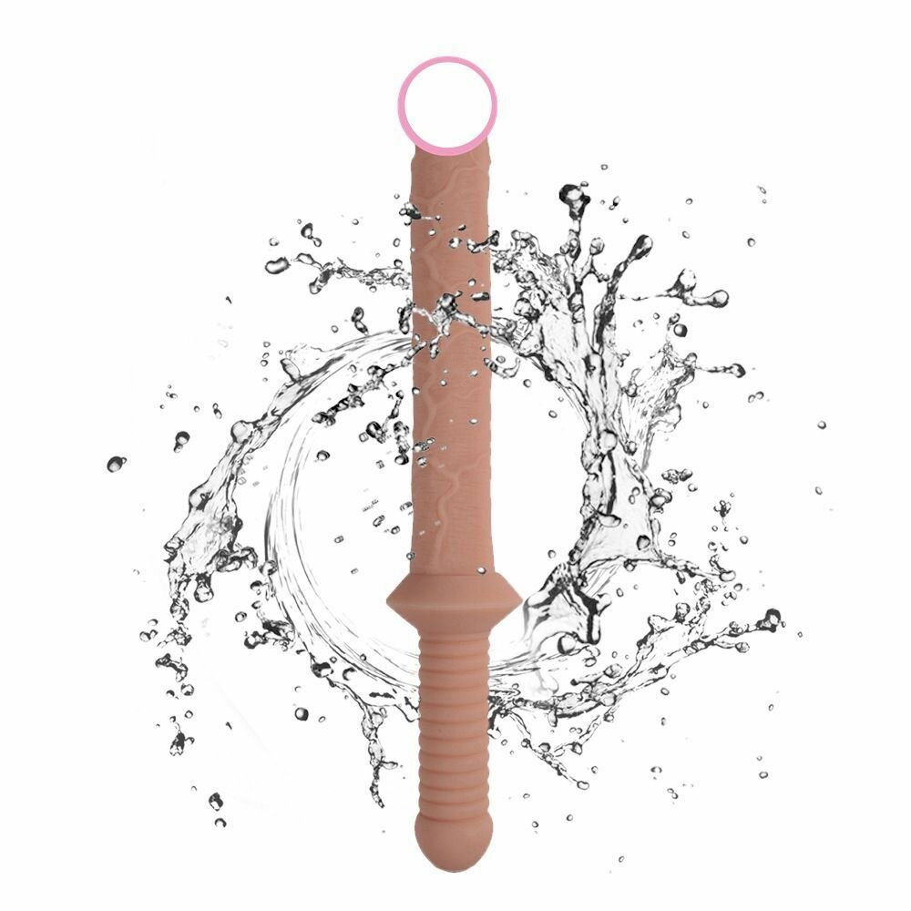 Фаллоимитатор дилдо с ручкой, секс игрушка силиконовая для взрослых. Удовольствие на каждый день