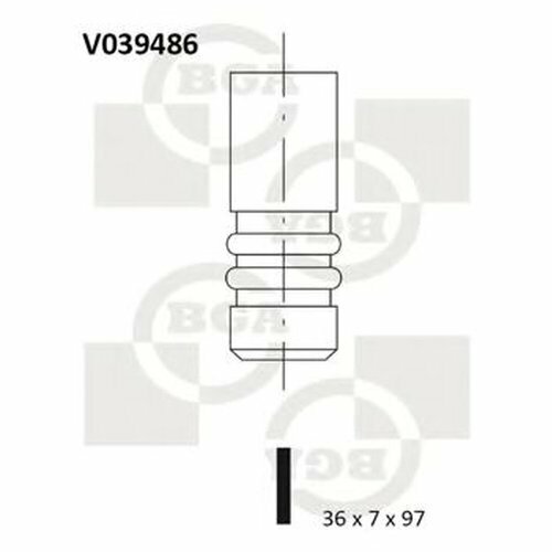 Впускной клапан Bga V039486