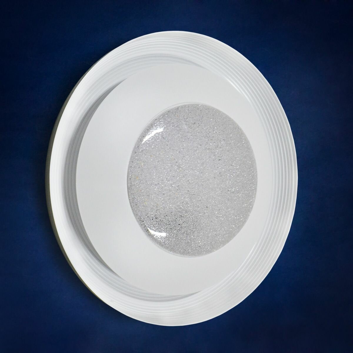 Светильник светодиодный акриловый 500мм 48W 6147/24Wх2 white 3 реж. пульт S 25м2 VERNER LIGHTING