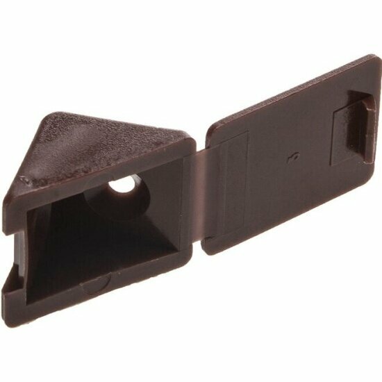 Зубр Уголок мебельный с шурупом, цвет кр-дерево, 4,0x15мм, 4шт, 4-308256-5