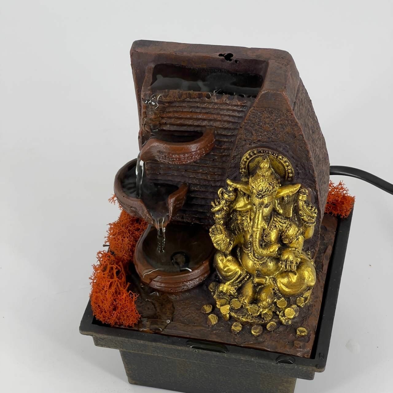 Ганеша фонтан настольный от сети