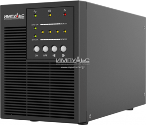 Импульс ИБП мини 700 {700 ВА/560 Вт, LCD+LED, RS-232, USB, АКБ 1х9Ач, SCHUKOx3}, черный