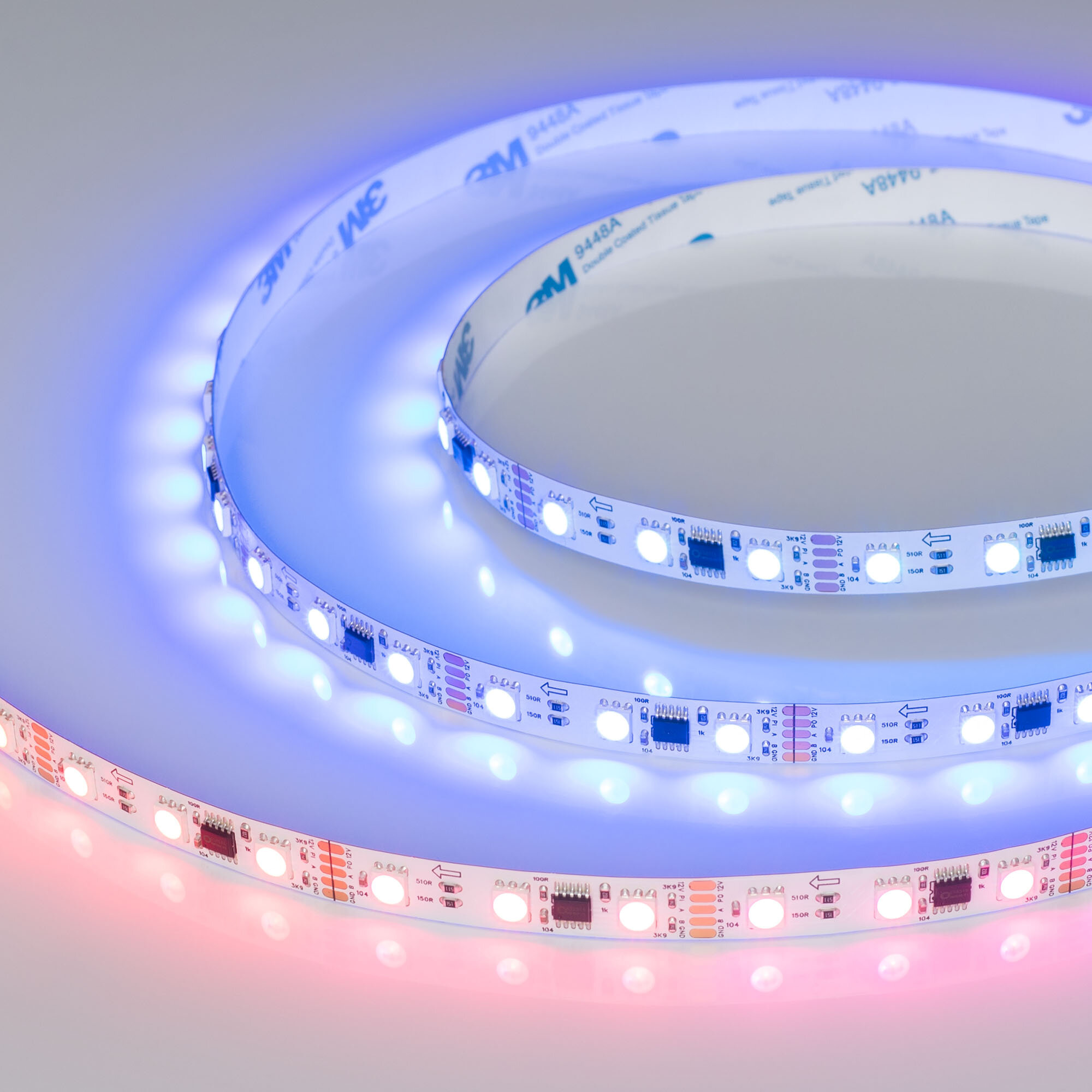 Лента светодиодная Arlight Лента DMX-B60-10mm 12V RGB-PX3 (14 W/m, IP20, 5m) (Arlight, -), 5м