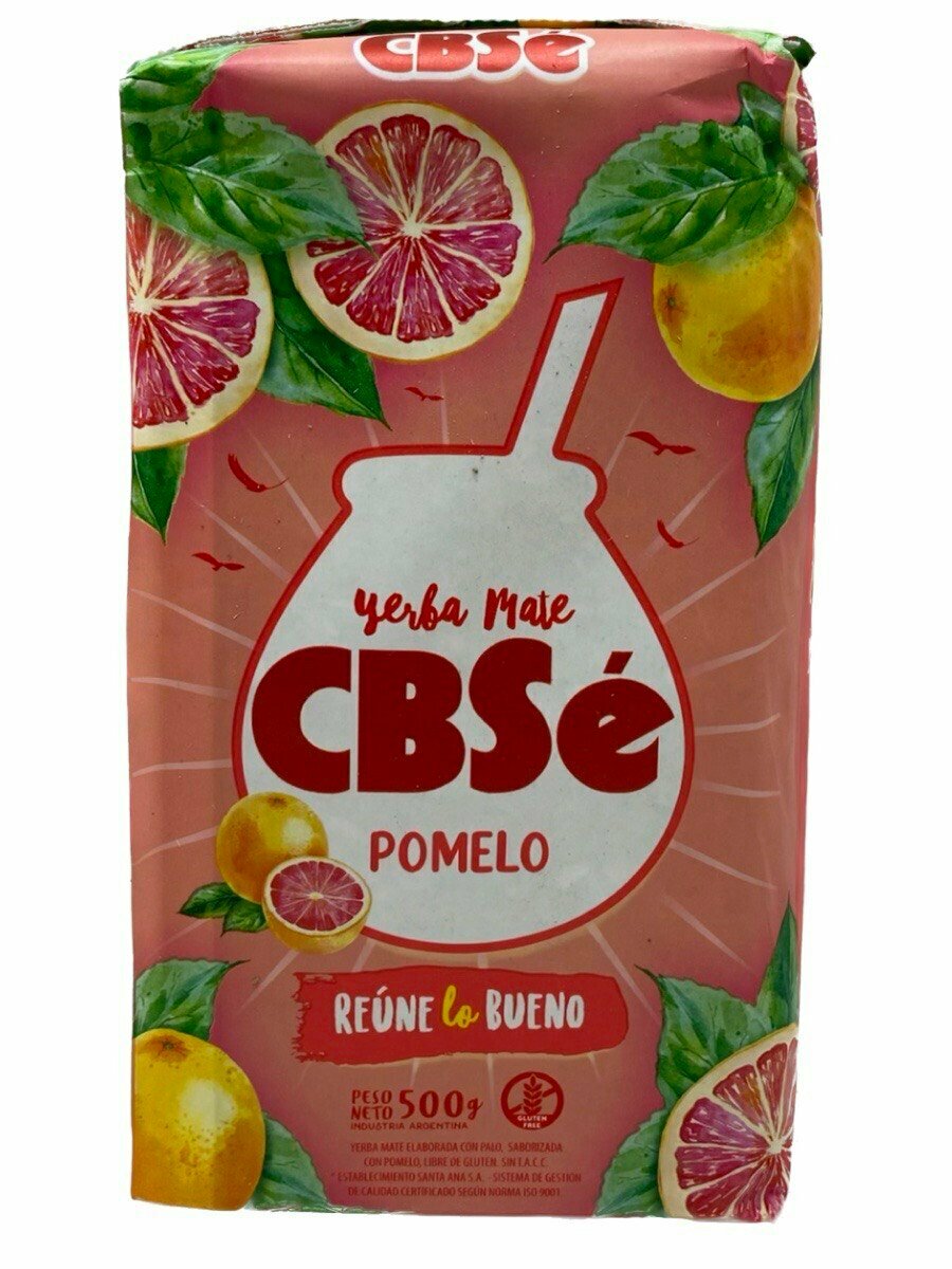 Мате чай CBSe - Pomelo / Grapefruit, 500 гр, Аргентина (помело, грейпфрут) (йерба матэ)