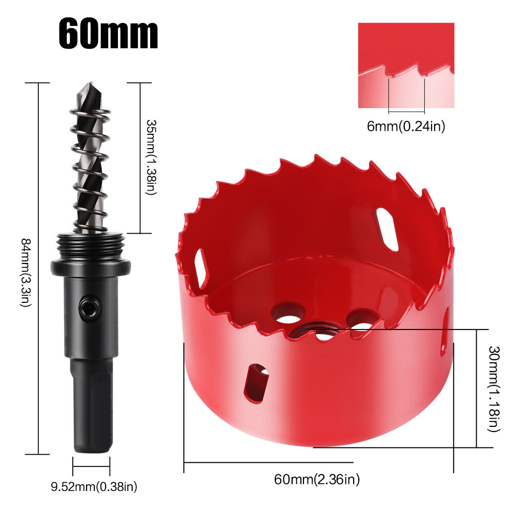 Деревянная доска фотоэлектрическая труба алюминиевая гипсокартонная плита открывалка для отверстий Диаметр60мм