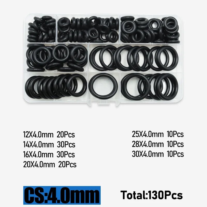 Комплект уплотнительных колец из нитрила CS 1.0 Oring Kit 4.0mm