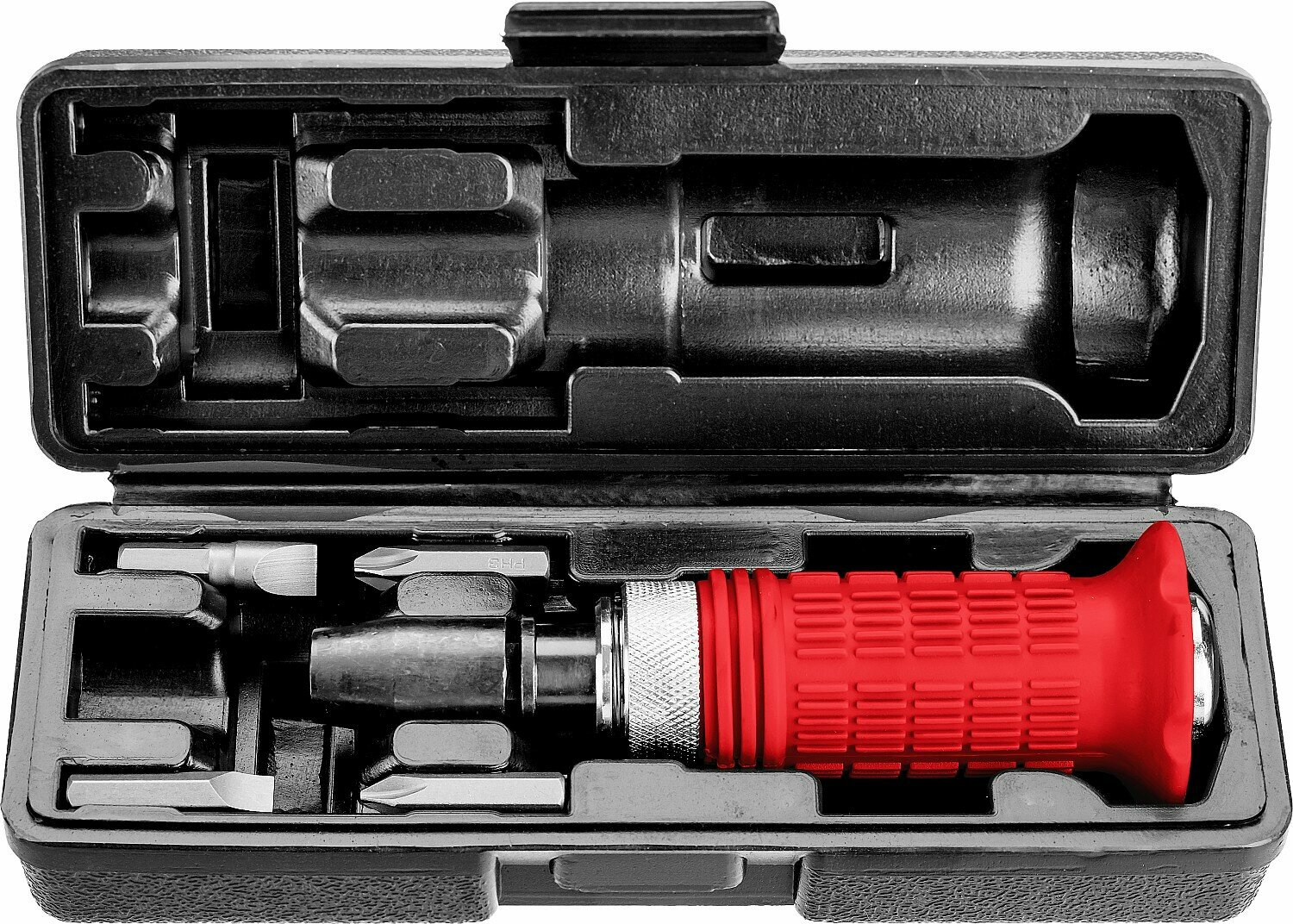 ЗУБР 6 предм, ударно-поворотная отвертка (2565)