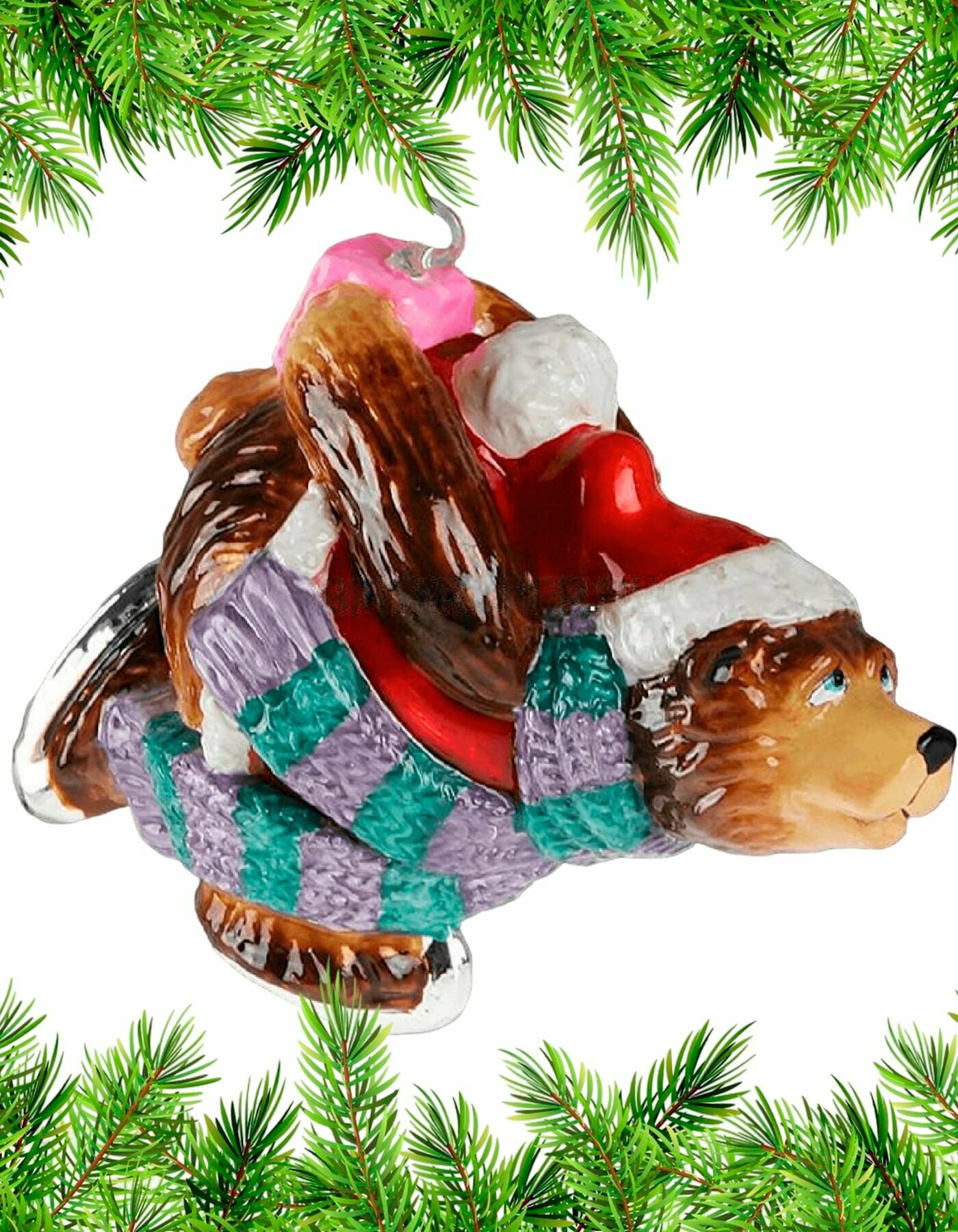 Игрушка на елку Летящий мишка Komozja Family