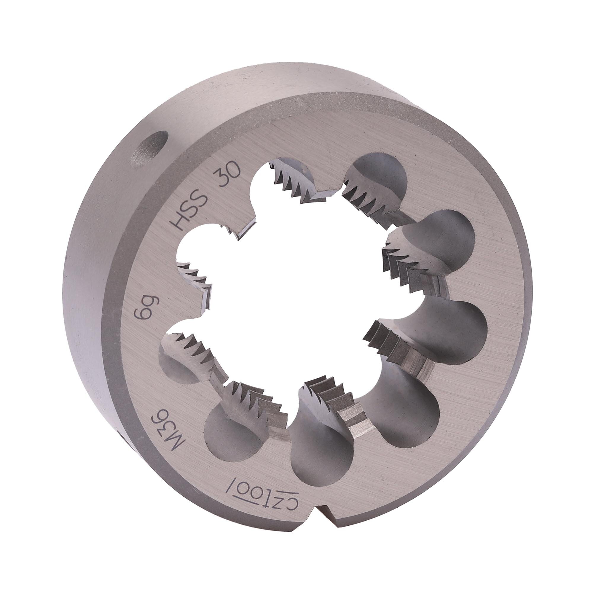 Плашка М36х4,0 DINEN22568 HSS 6g 65х25мм Bucovice(CzTool) 240360