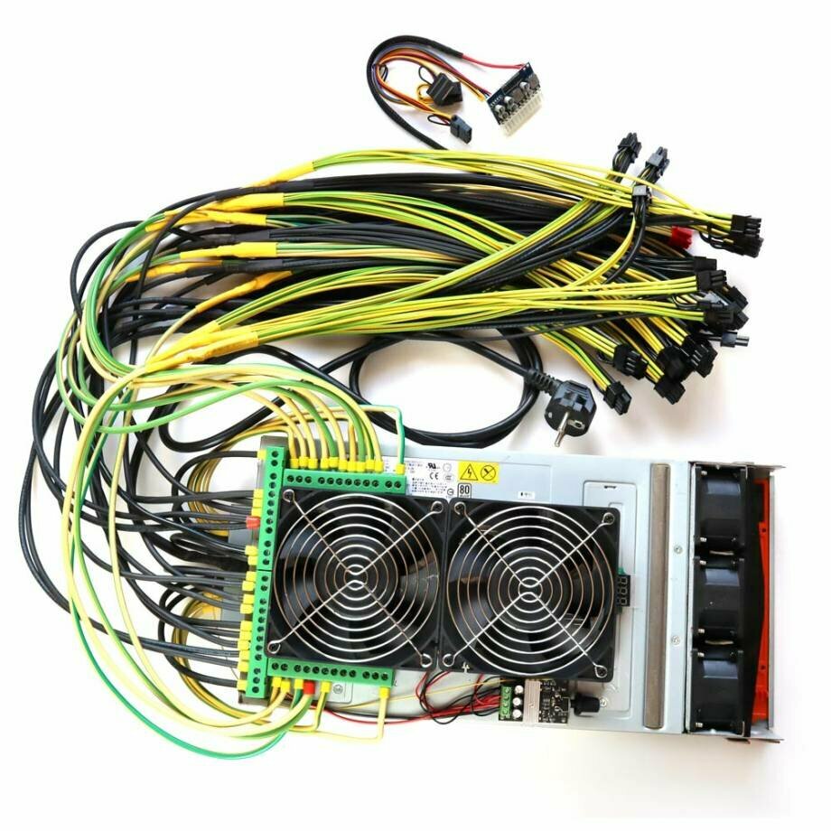 Блок питания IBM 2880 Вт на 8 карт (3 x 8 pin)