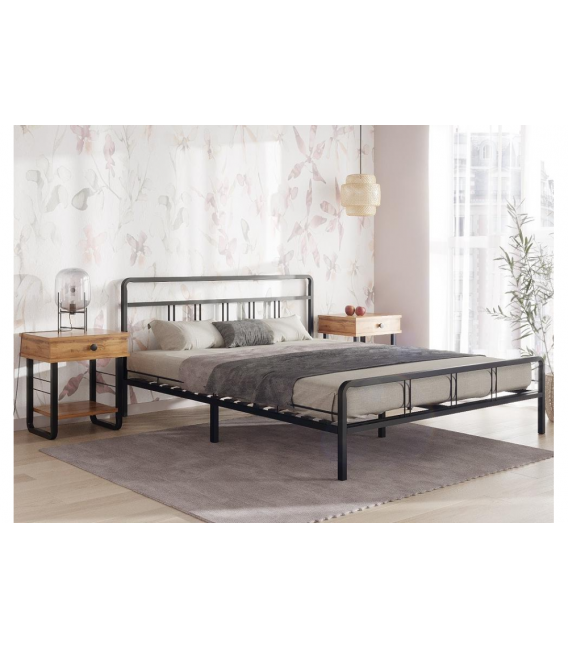 Кровать Garb 120х200 черная 9403023