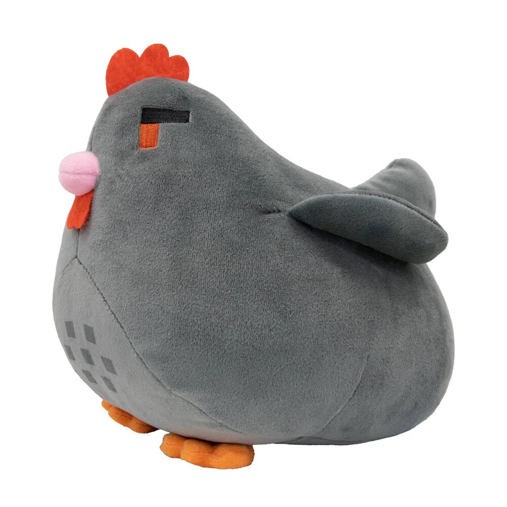 BOOKFONG Мягкая игрушка-курица из плюша 20 см GRAY