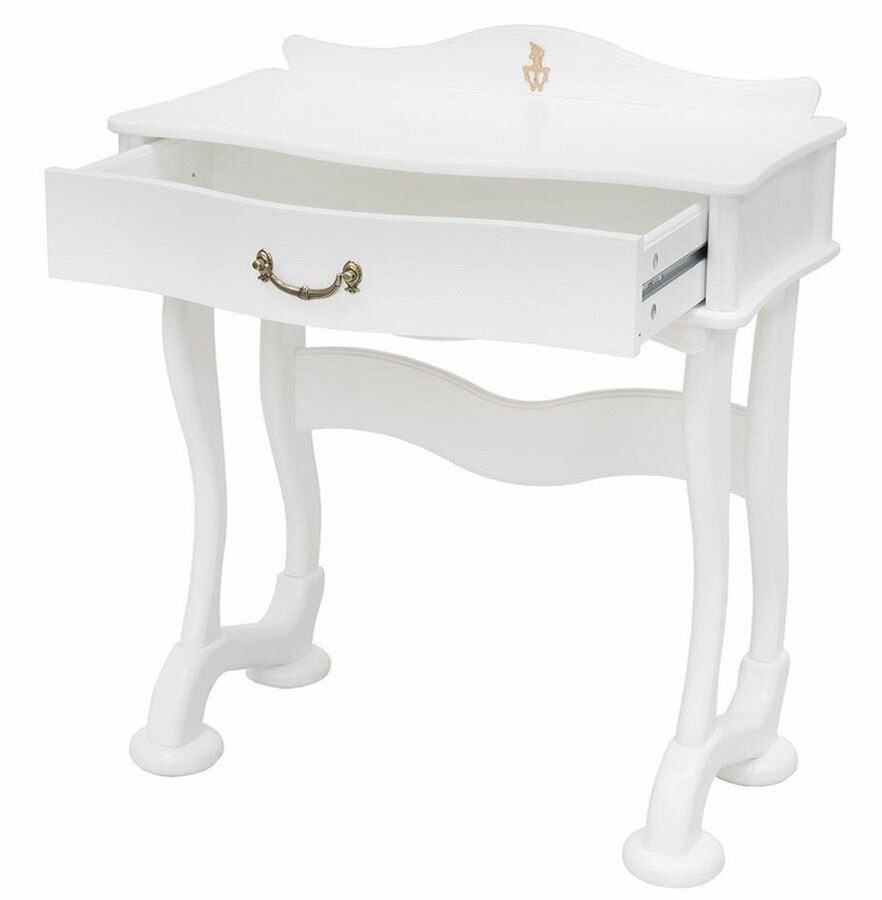 Стол Джульетта Вис Red Black белый, дерево, прямоугольная столешница, ножки