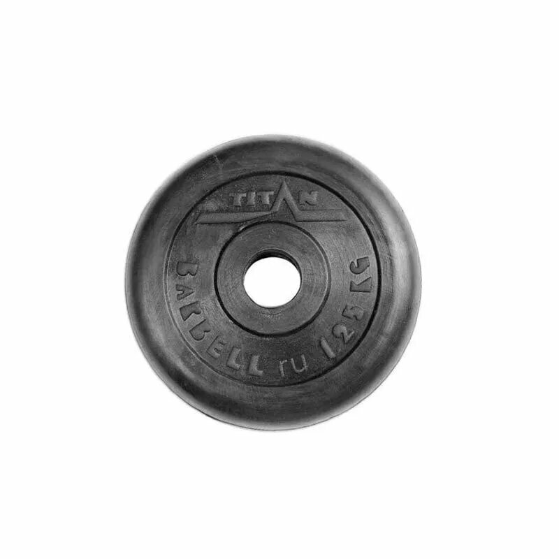 Диск обрезининый для штанги d-26 мм, 1,25 кг, 16080