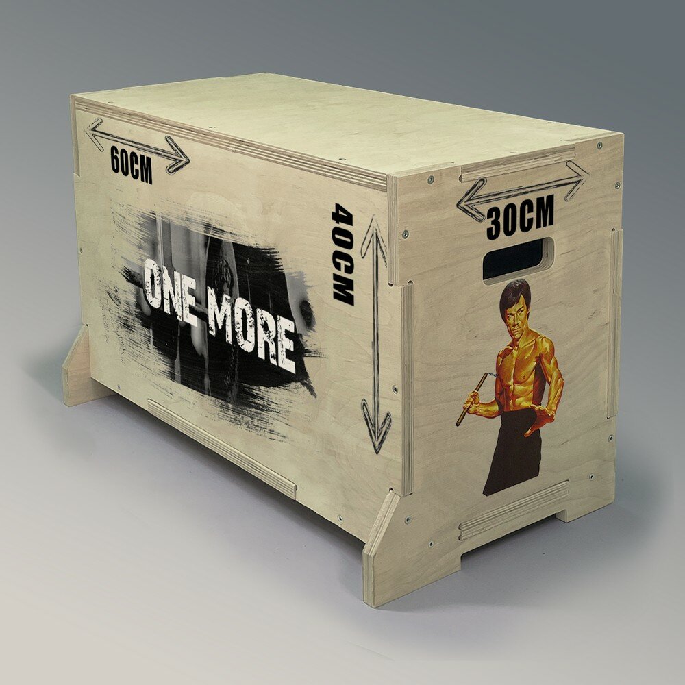 Плиобокс, тумба, опора для прыжков универсальный с принтом Спорт - 506