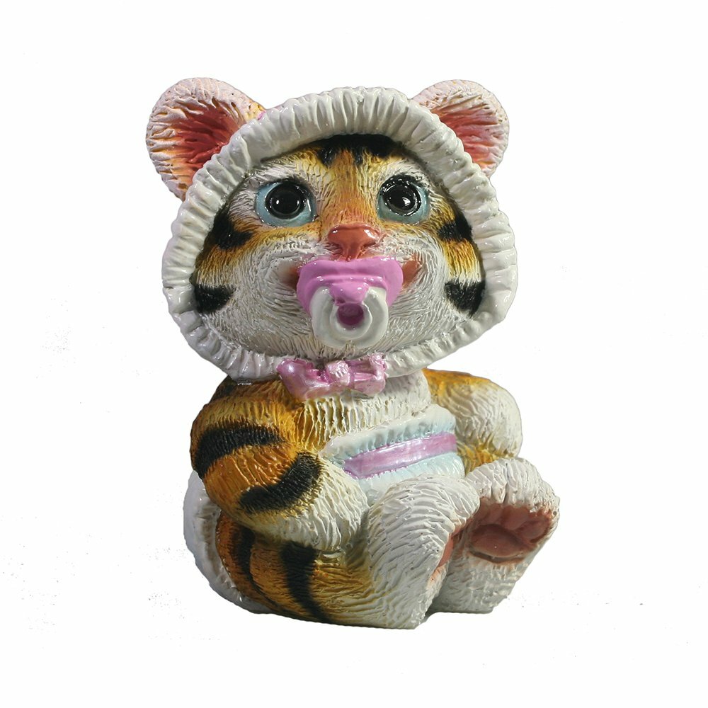 Фигура декоративная Тигренок пупсик (розовый) 6.5х6.5.8.5см KSMR-716252/SGT025