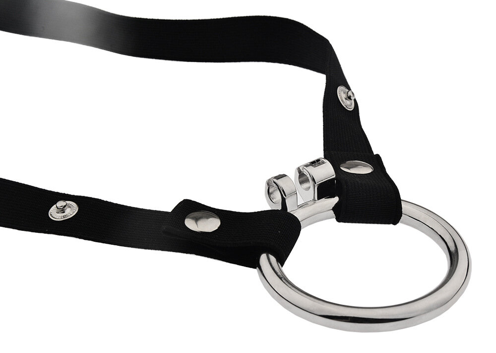 Ремень-фиксатор из стрейч ткани для мужского пояса верности ( без кольца )