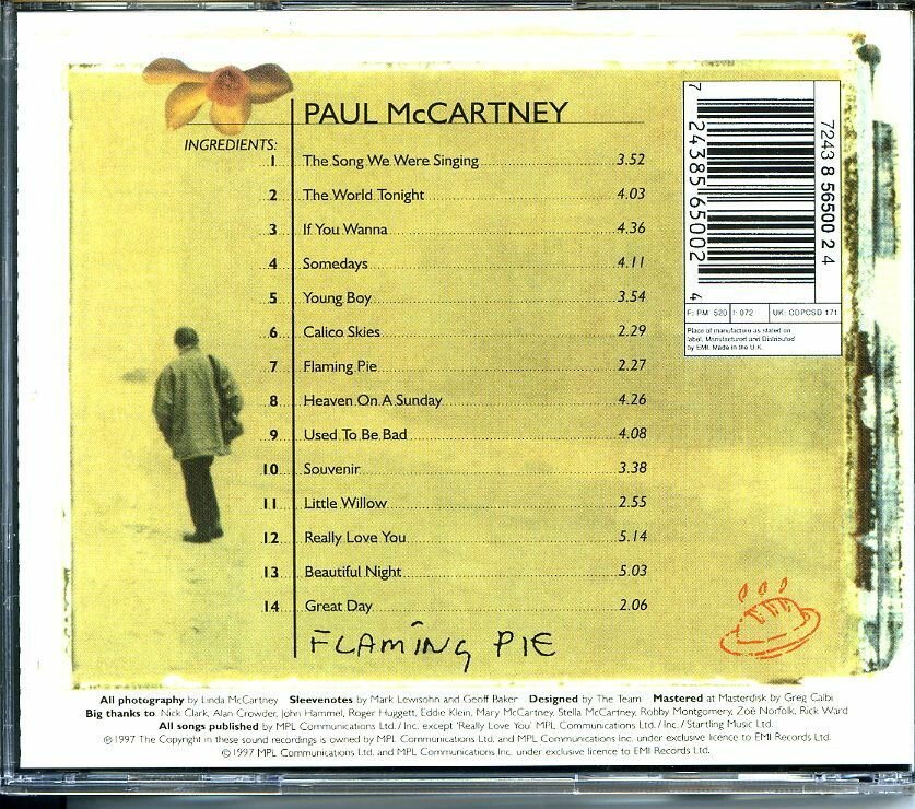 Paul McCartney - Flaming Pie 1997 г — фото 1