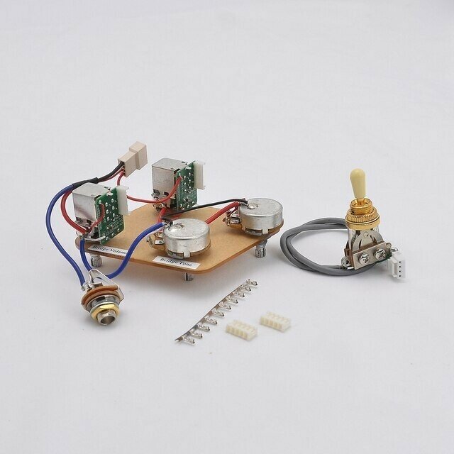 Набор для распайки Les Paul Epiphone Original, 2 push pull, Kit 05, золото, PARTSLAND