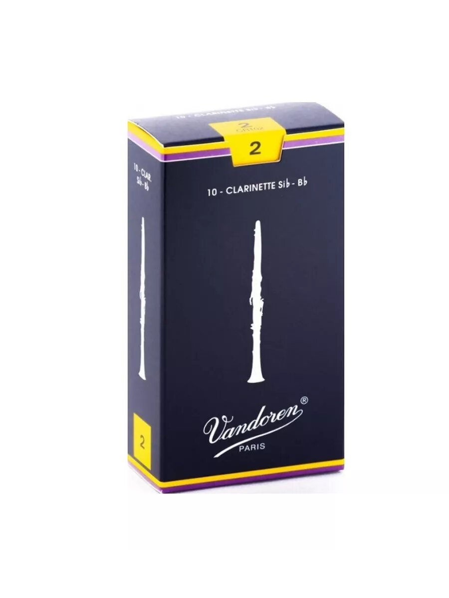 Трость для кларнета Bb № 2 CR-102, 10 шт