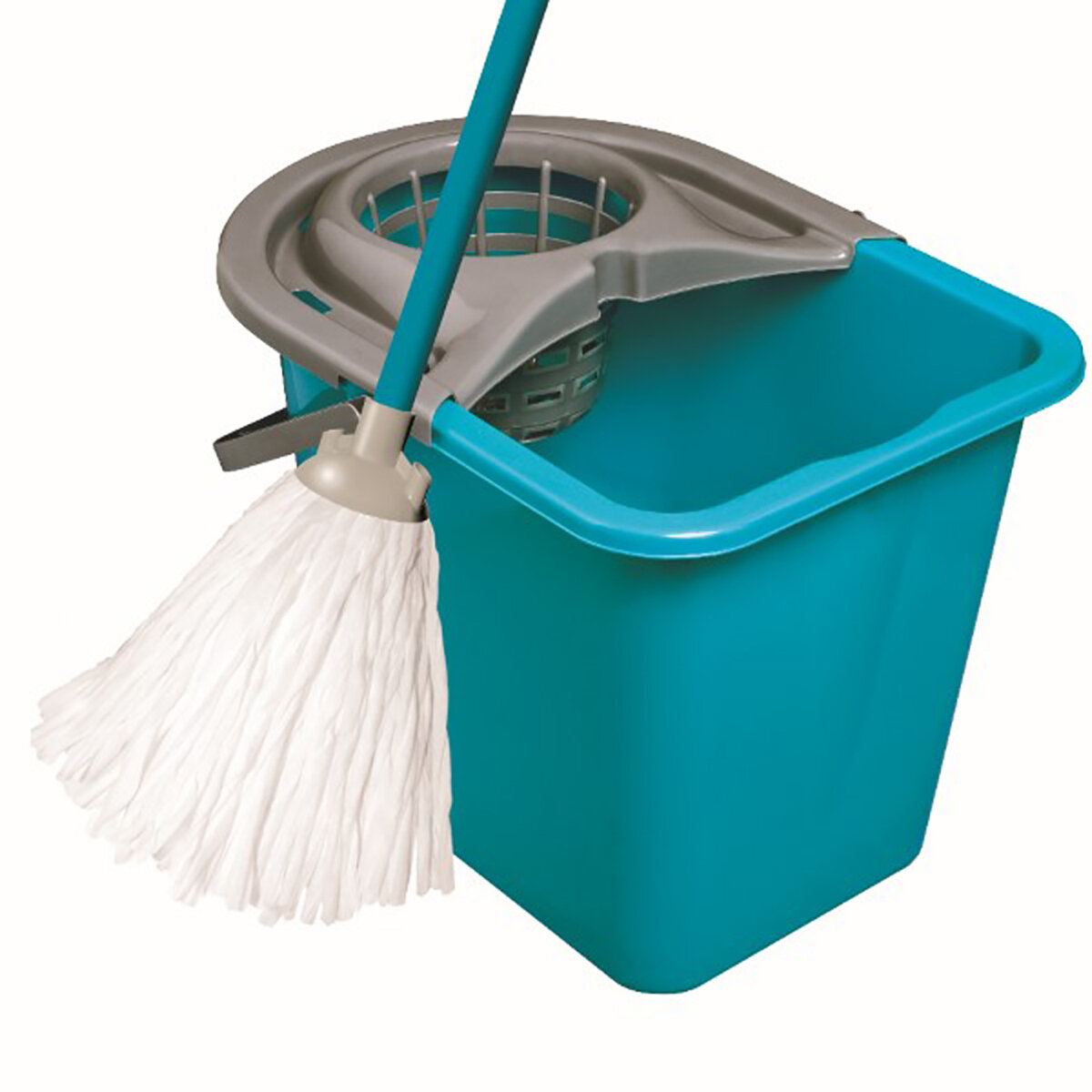 Комплект Моп сет для уборки York из 3-х частей, швабра, ведро с отжимом, 14 л