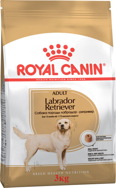 Royal Canin Для породы Лабрадор: с 15 мес. (Labrador Retriever 30), 3кг 3 кг