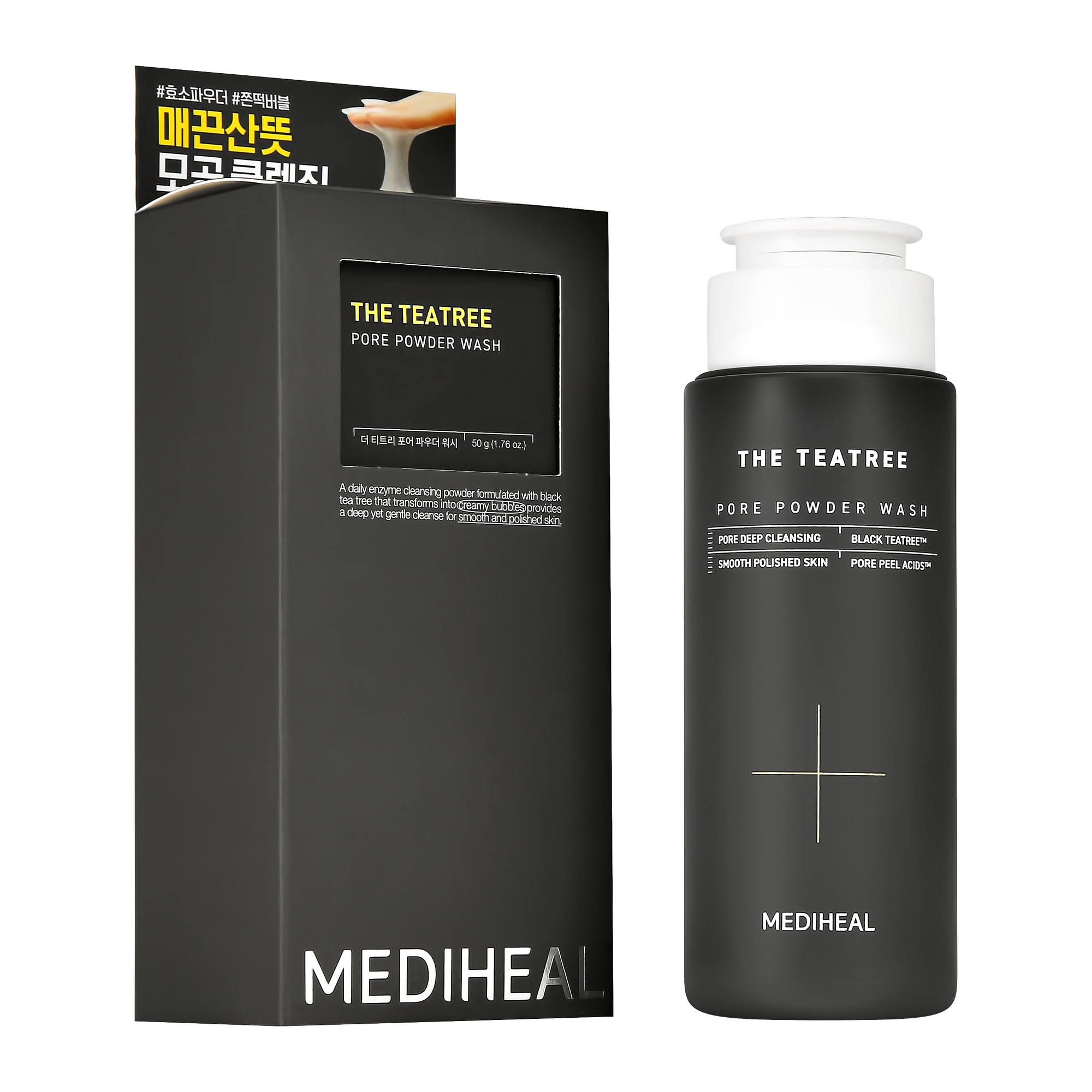 Энзимная пудра для лица MEDIHEAL THE TEATREE с экстрактом чайного дерева (для очищения пор) 50 г