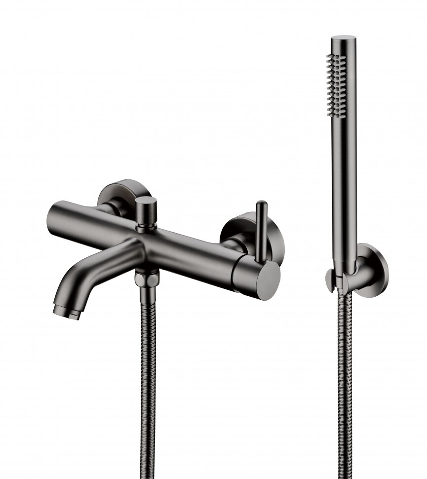 Смеситель Grocenberg "GB8099BG", латунь, графитовый, вертикальный монтаж