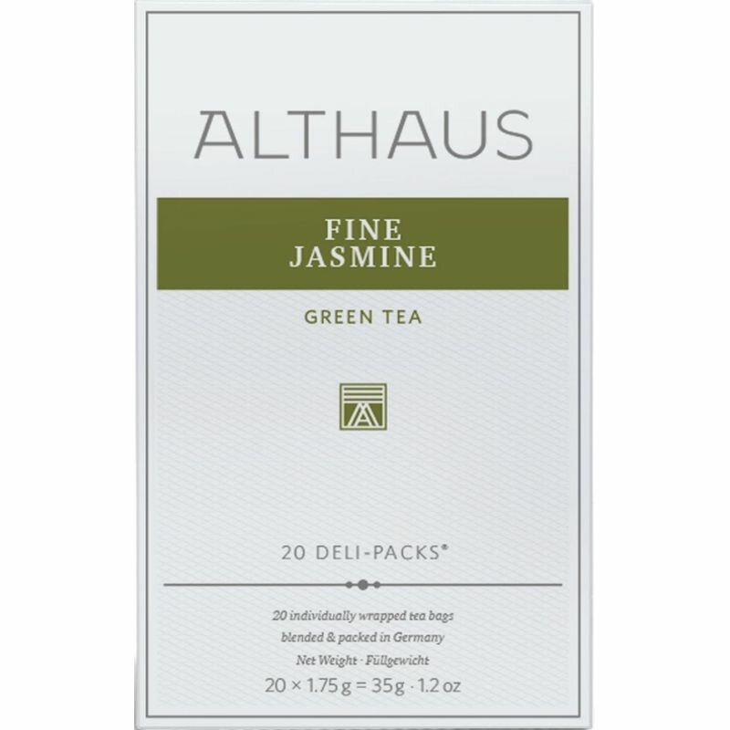 Althaus Чай Deli Pack Fine Jasmine ,20 пакетиков x 1,75г