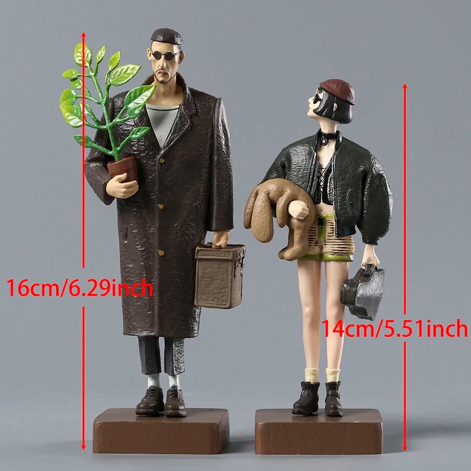 Фигурки Леон и Матильда, 14-16cm, ПВХ