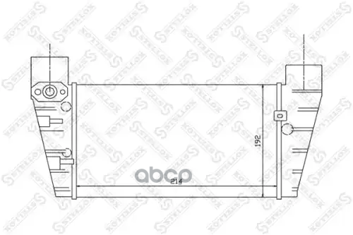 Интеркулер! Audi A4 1.8T 00-04 Stellox арт. 1040099SX