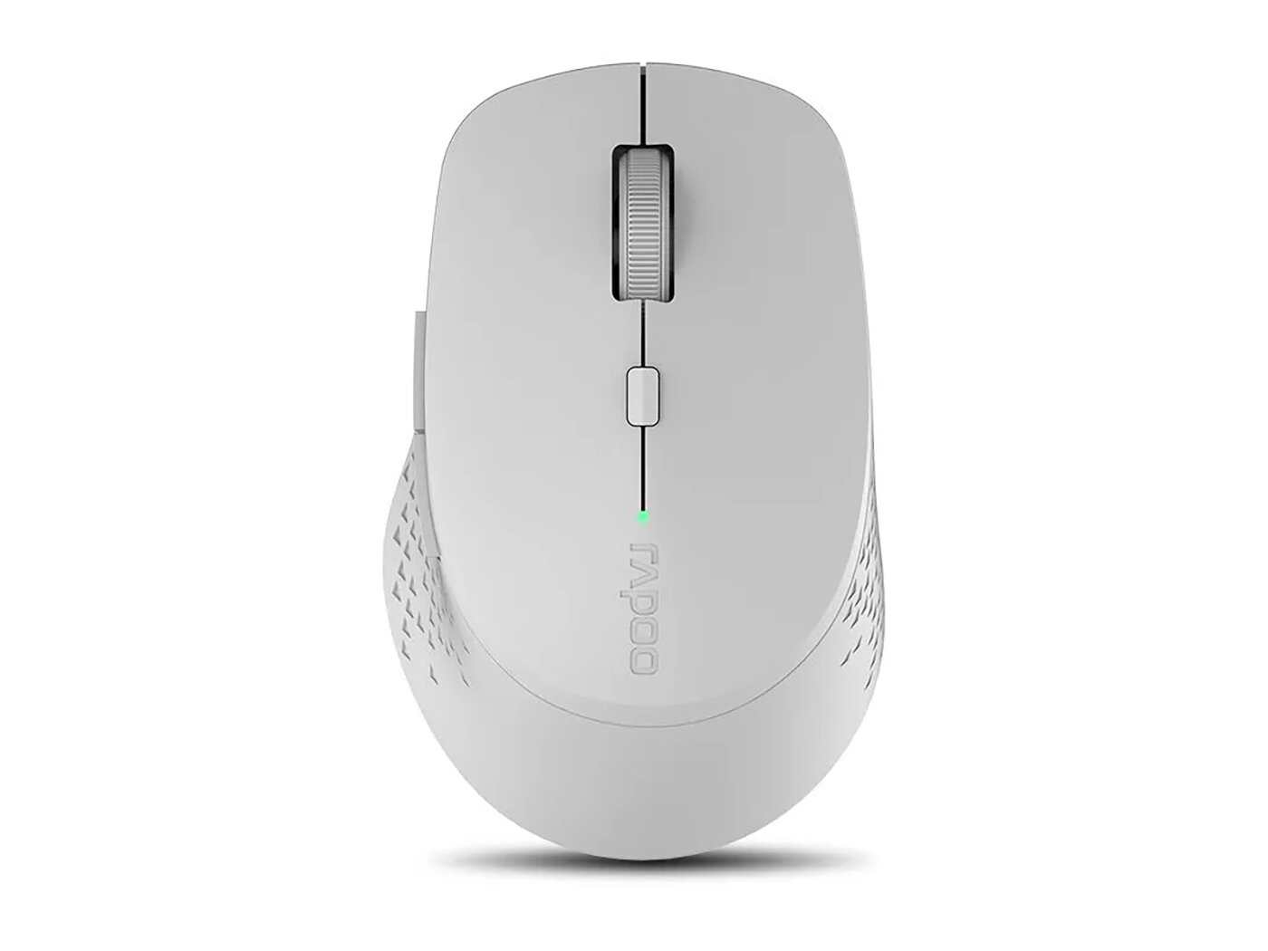 Беспроводная мышь Rapoo M300 Silent 2400dpi, Bluetooth/Wireless, 83 г, светло-серый / light gray M300-LGRY