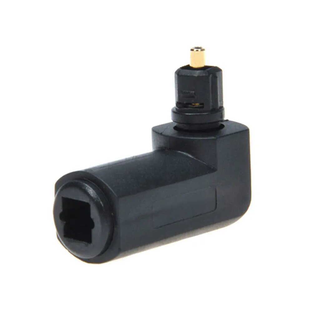 Оптический аудиокабель-адаптер 90 градусов Toslink M/F 2 Pieces