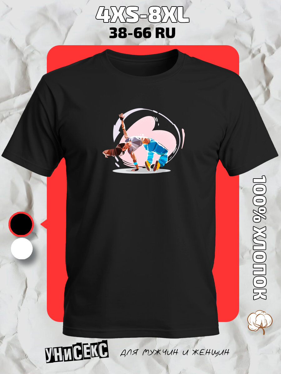 Футболка с принтом девушка хип хоп