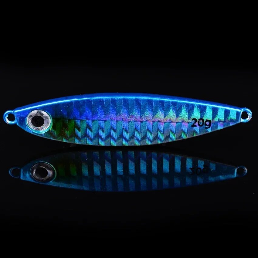 Shore Cast Metal Jig Spoon 7г 10г 15г 20г 30г Бирюзовый, 30g, C No hook