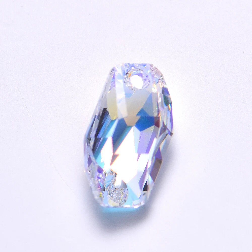Кулон "Метеорит", бусины со стразами, кристаллы из Австрии 18mm-6673, Crystal 001 AB