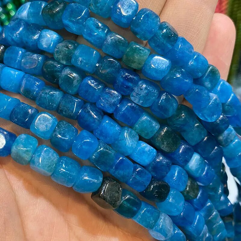 Бусины из апатита, набор LUOMAN XIARI