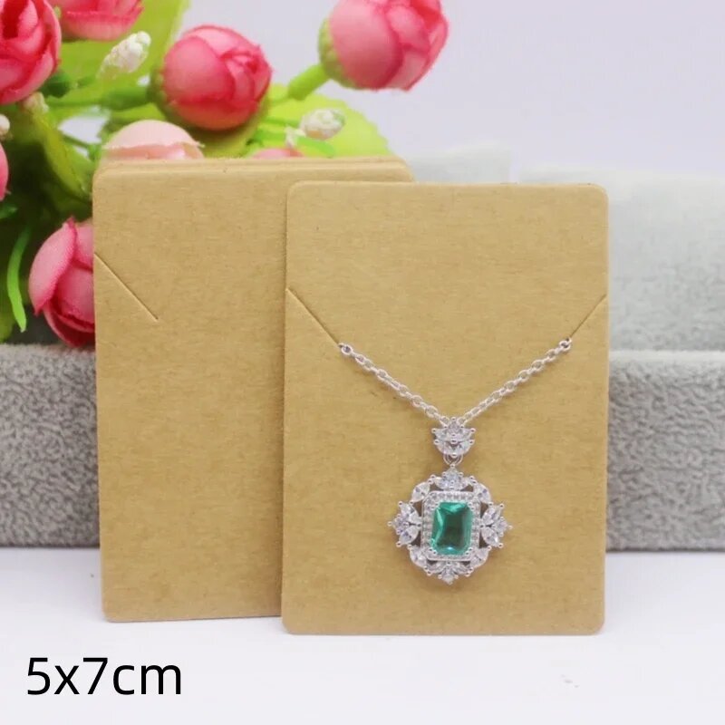 Карточки для украшений 5x7 см, изумрудные