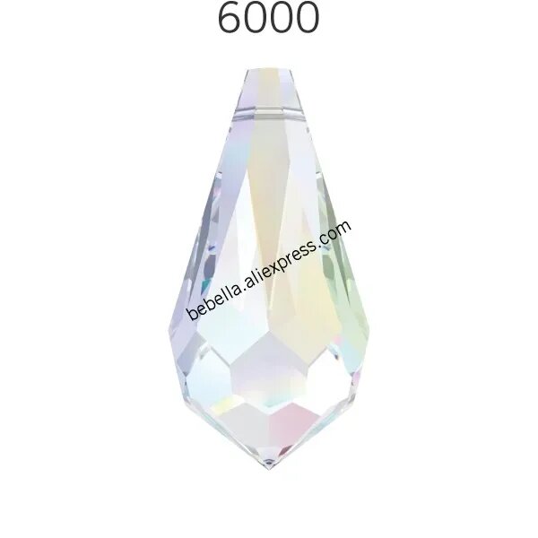 Сваровски Классический подвеска из кристалла 13x6.5mm (1 piece), Crystal 001 AB