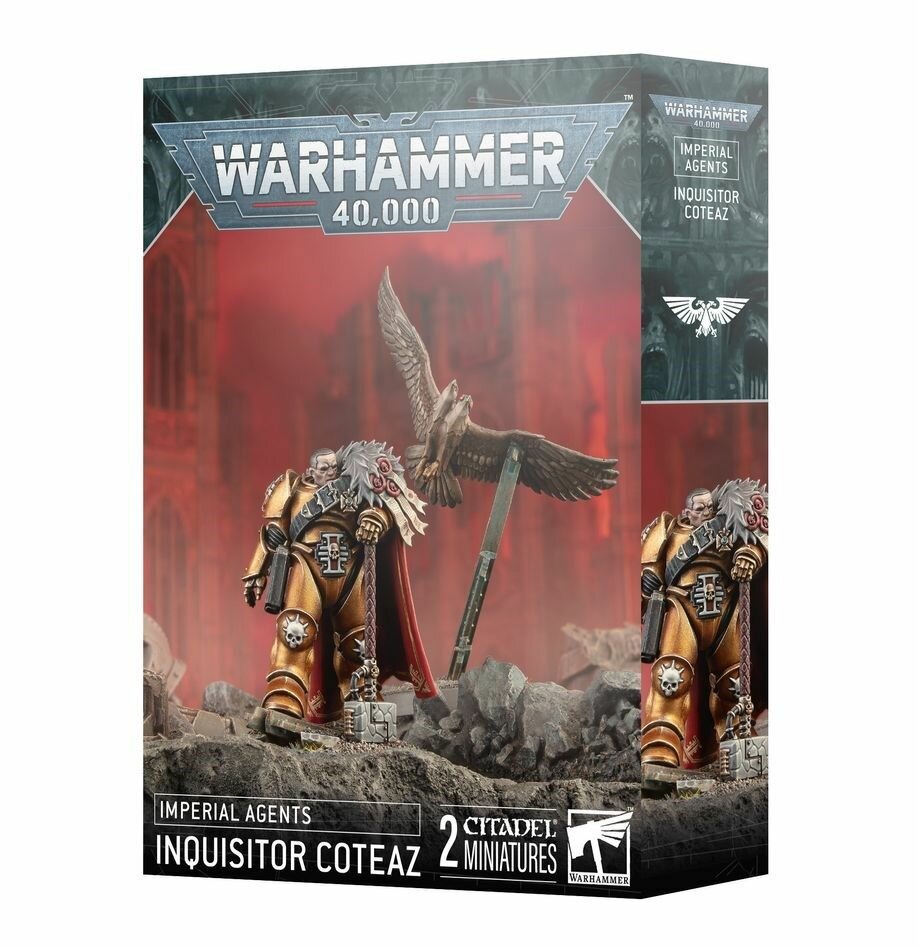 Миниатюры Games Workshop: Inquisitor Coteaz (2024) инквизитор Warhammer 40,000